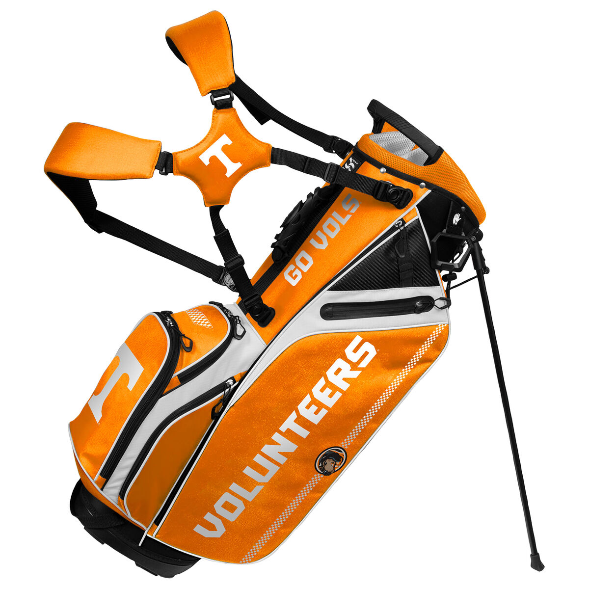 Team Effort Tennessee Volunteers Caddie Carry Hybrid Bag Pga Tour