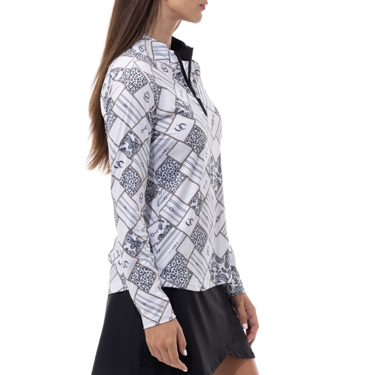 Sansoleil Solcool Devon Quarter Zip Pullover Pga Tour Superstore