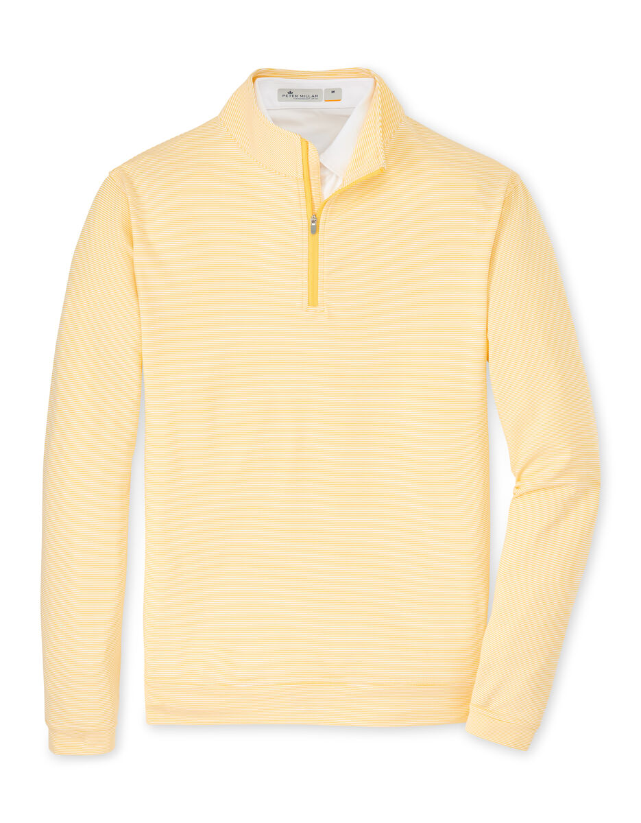 Peter Millar Perth Sugar Stripe Performance Quarter-Zip | PGA TOUR ...