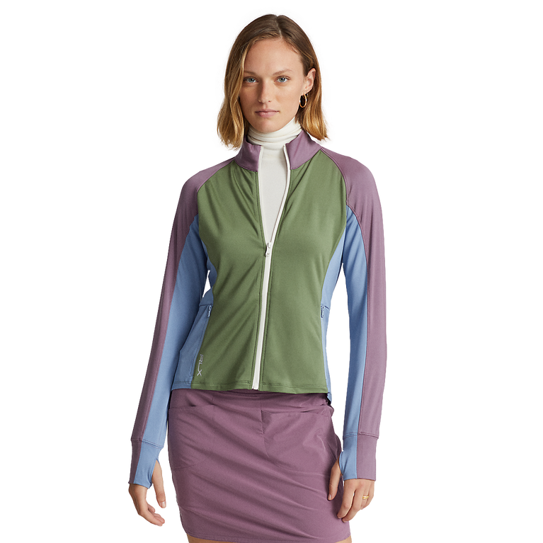 Rlx Golf Color Blocked Jersey Full Zip Jacket Pga Tour Superstore