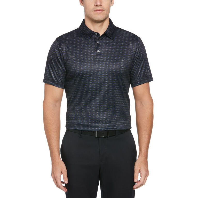Pga Tour Apparel Regimental Golf Print Polo Pga Tour Superstore