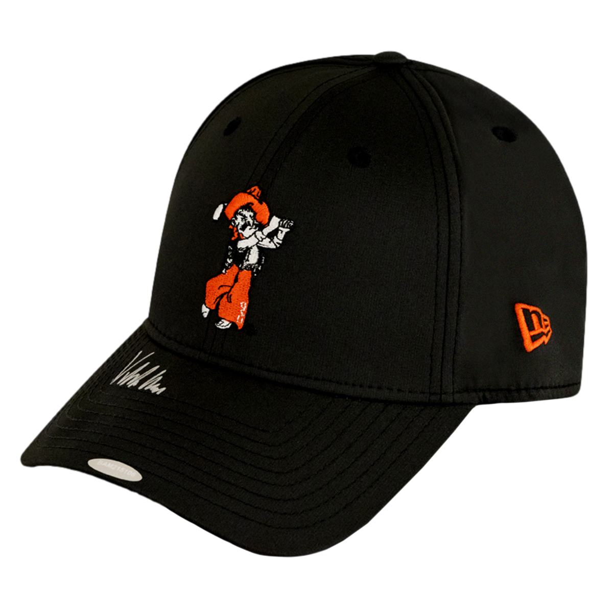 Upper Deck Viktor Hovland Black Oklahoma State Swingin' Pete Golf Hat ...