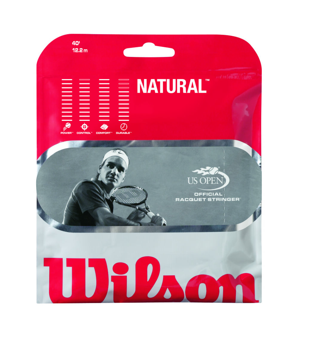 Natural Gut 17 Gauge String - Natural by Wilson: Find Wilson Tennis ...