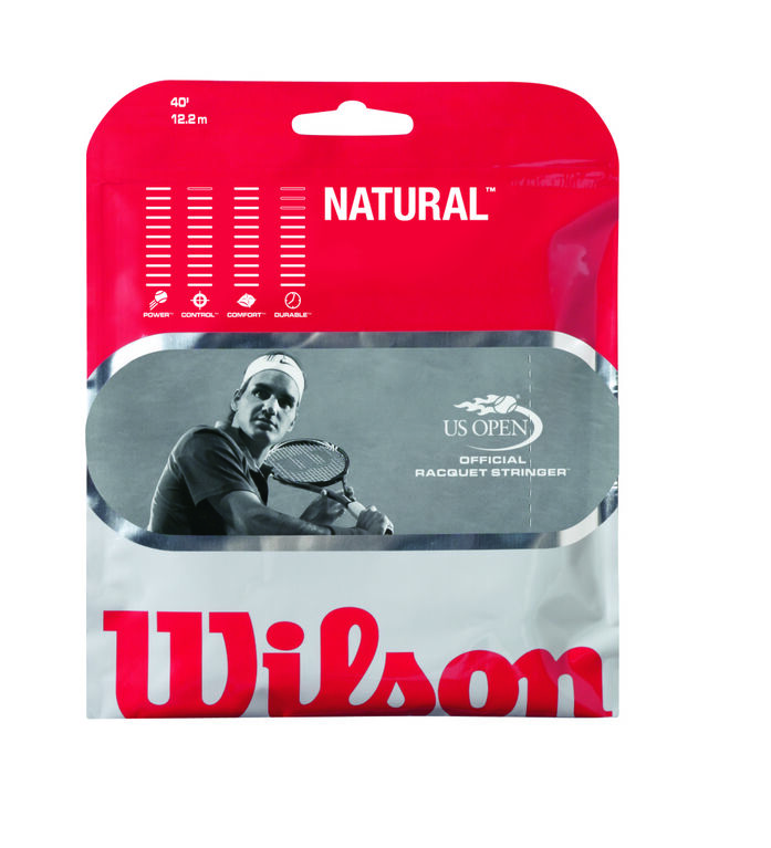 Natural Gut 17 Gauge String - Natural by Wilson: Find Wilson Tennis ...