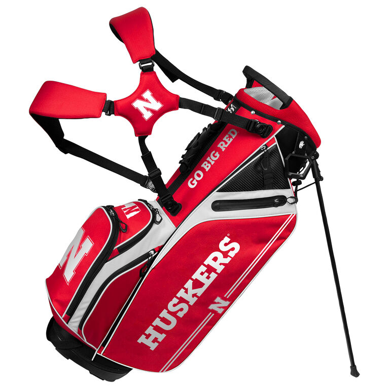 Team Effort Nebraska Cornhuskers Caddie Carry Hybrid Bag Pga Tour