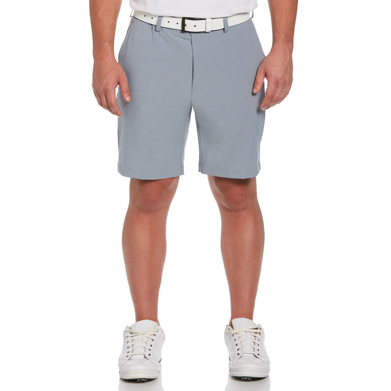 Pga Tour Flat Front Dobby Golf Short With Active Waistband Pga Tour