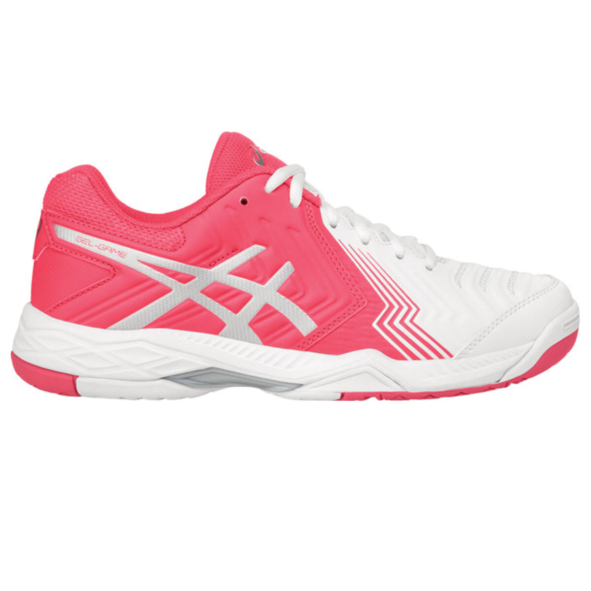 Asics Gel Game 6 Womens Tennis Shoe White Pink Pga Tour Superstore