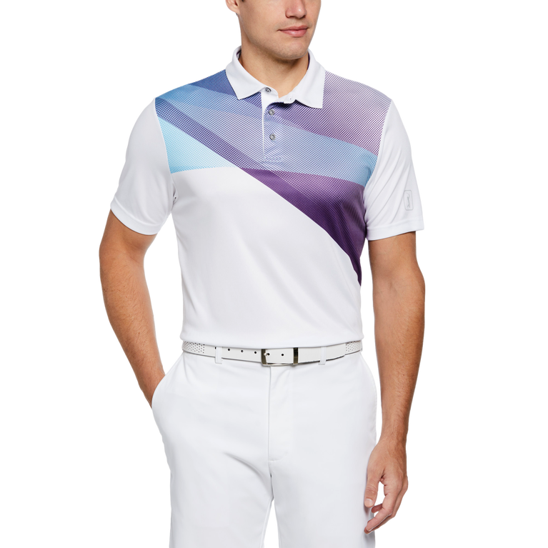 PGA TOUR Apparel Shadow Asymmetric Golf Polo | PGA TOUR Superstore