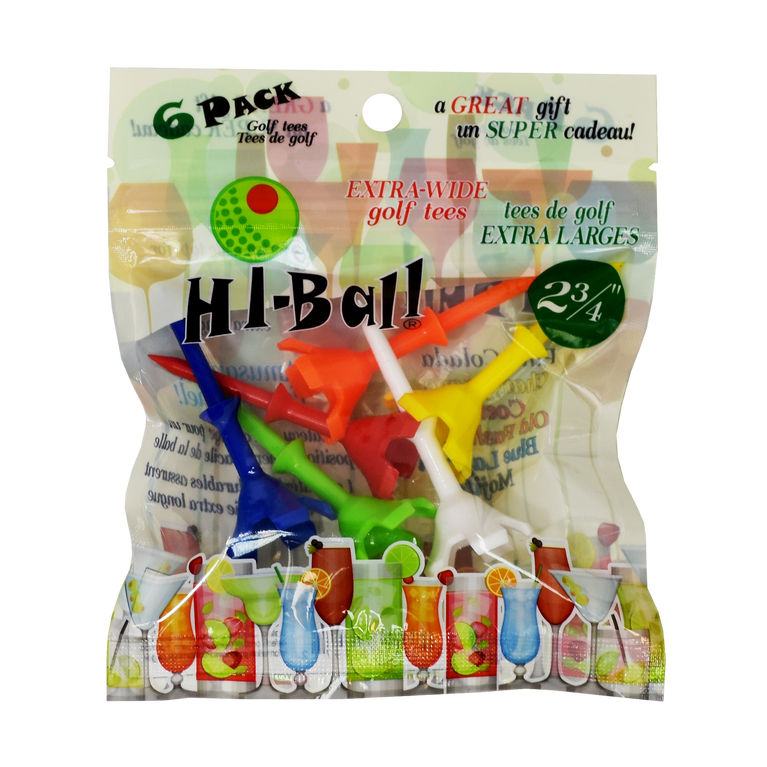 Hi-Ball 2-3/4" Solid Step Tees 6-Pack | PGA TOUR Superstore