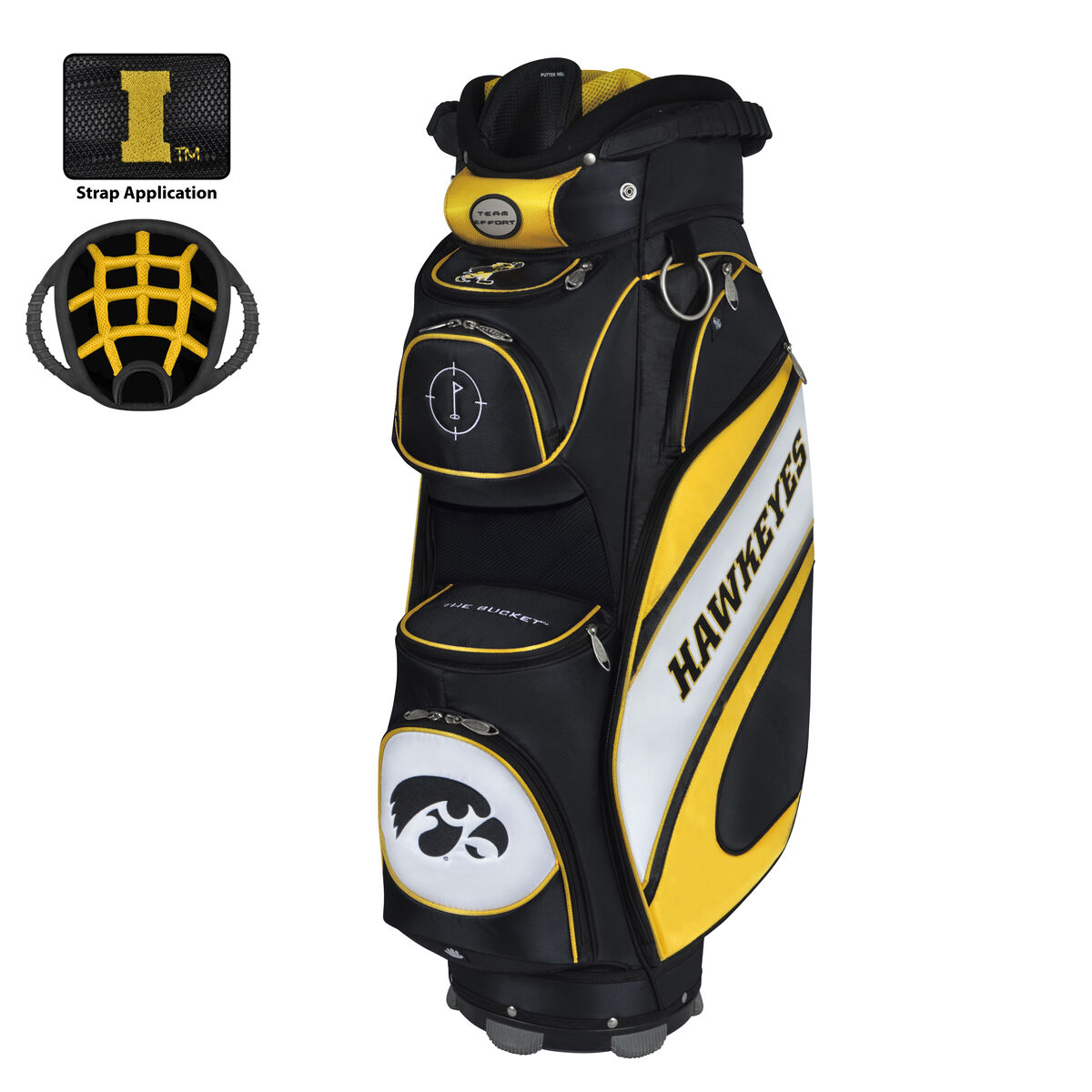 Team Effort Iowa Hawkeyes Cart Bag Pga Tour Superstore