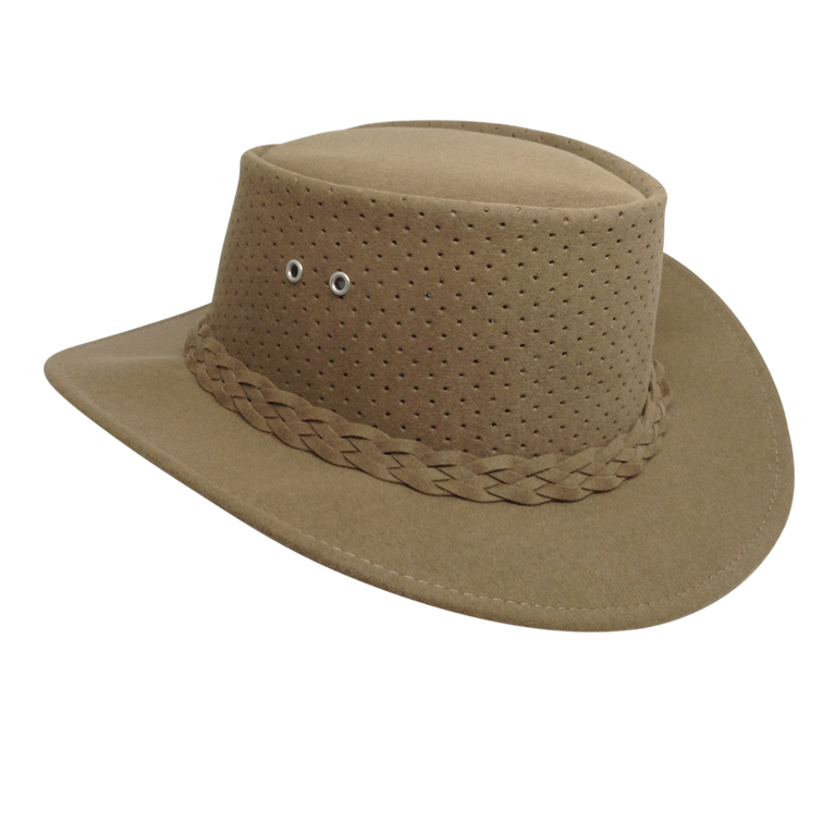 Aussie Chiller Bushie Perforated Hat- Camel | PGA TOUR Superstore