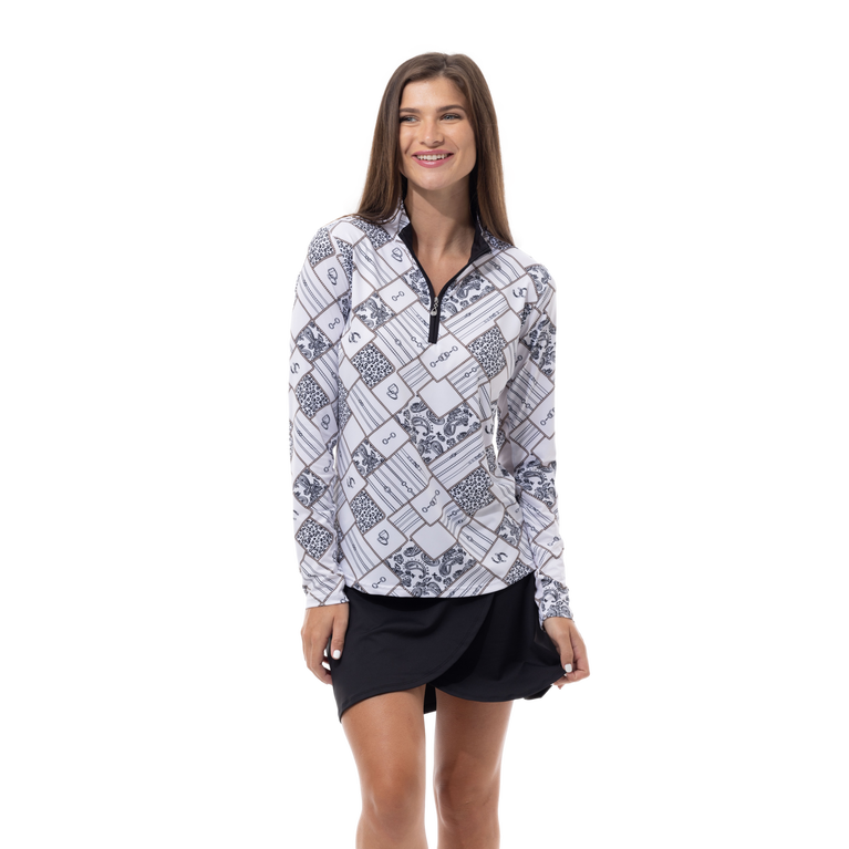 Sansoleil Solcool Devon Quarter Zip Pullover Pga Tour Superstore