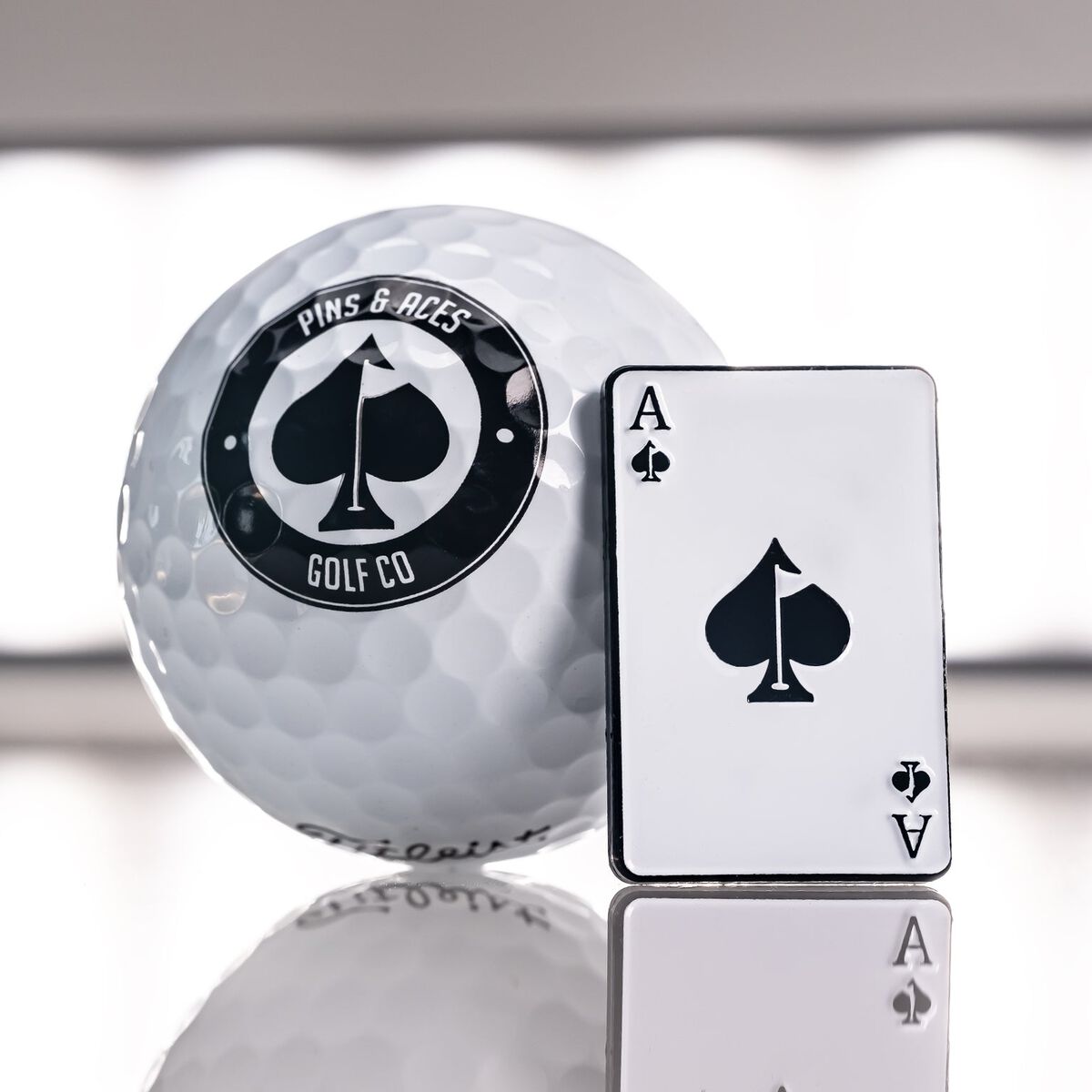 Pins And Aces Ace Of Spades Ball Marker Pga Tour Superstore