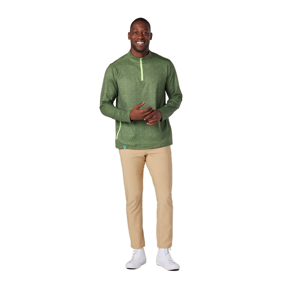 Chubbies Movementum Long Sleeve Quarter Zip Pull Over| PGA TOUR Superstore