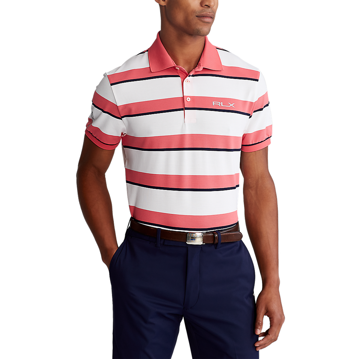 RLX Golf Custom Slim Fit Tech Piqué Polo Shirt | PGA TOUR Superstore