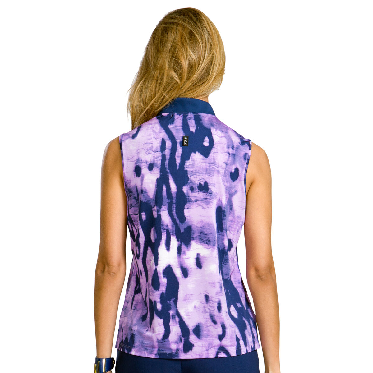 Jamie Sadock Sleeveless Lava Print Polo Pga Tour Superstore