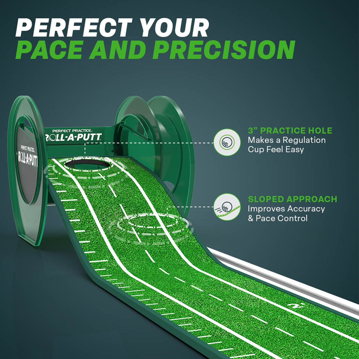 Perfect Practice Roll-A-Putt Putting Mat | PGA TOUR Superstore