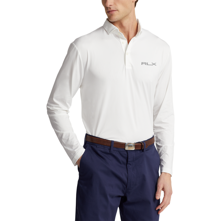 Rlx Long Sleeve Solid Airflow Golf Polo Pga Tour Superstore