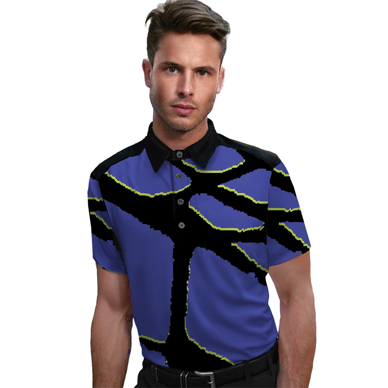 Jamie Sadock Print Chest Polo Pga Tour Superstore