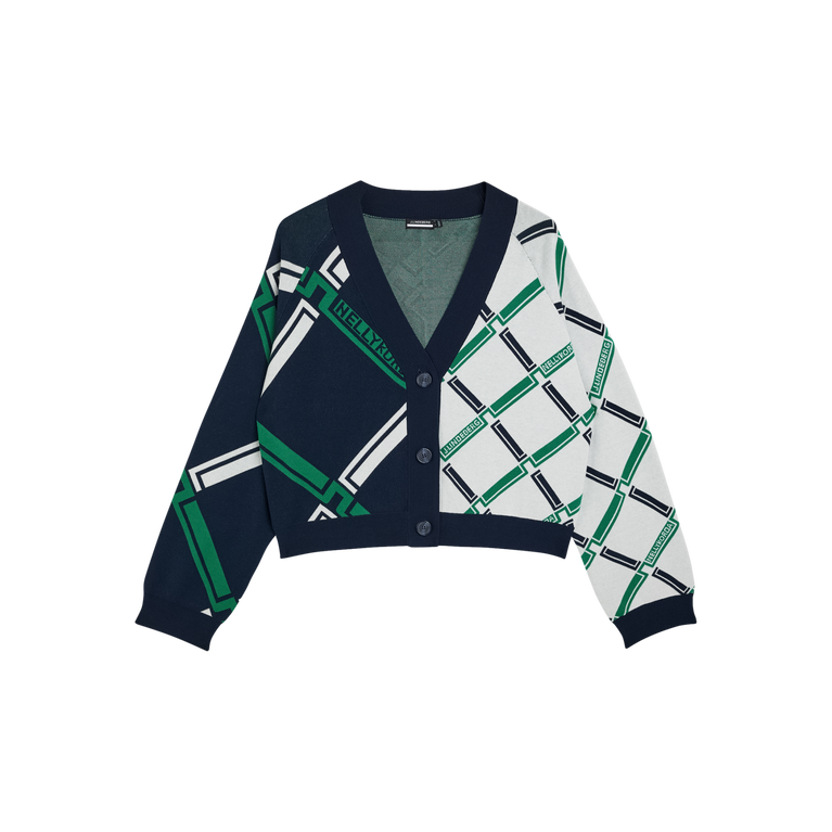 J Lindeberg Nelly Korda Knit Jacquard Sweater Pga Tour Superstore
