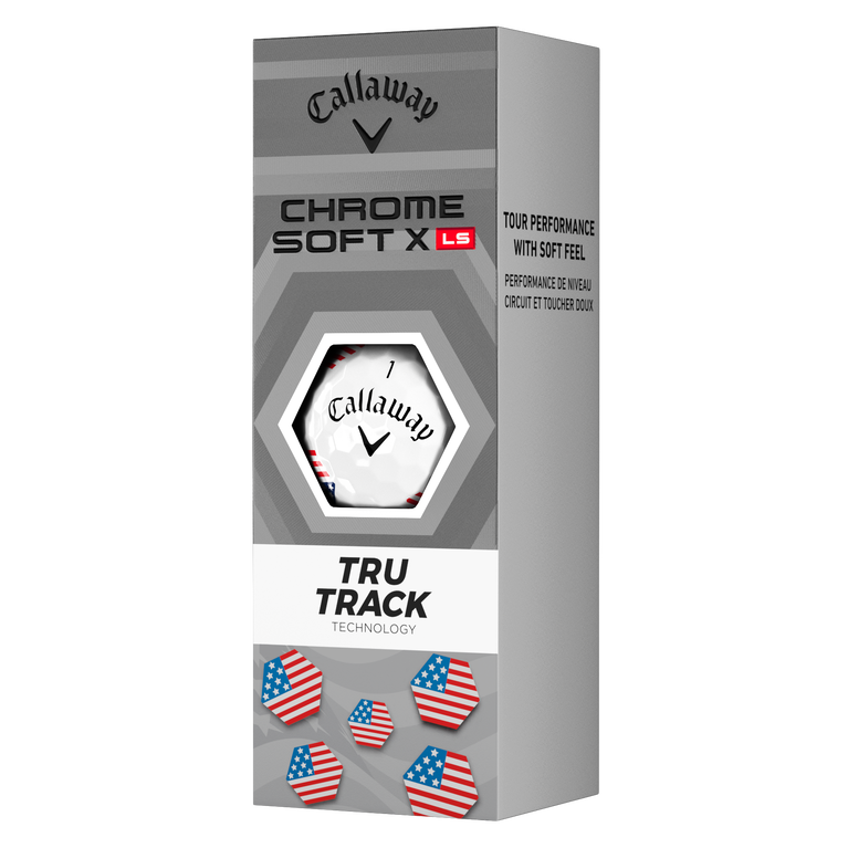 Callaway Chrome Soft X LS USA TruTrack Golf Ball | PGA TOUR Superstore