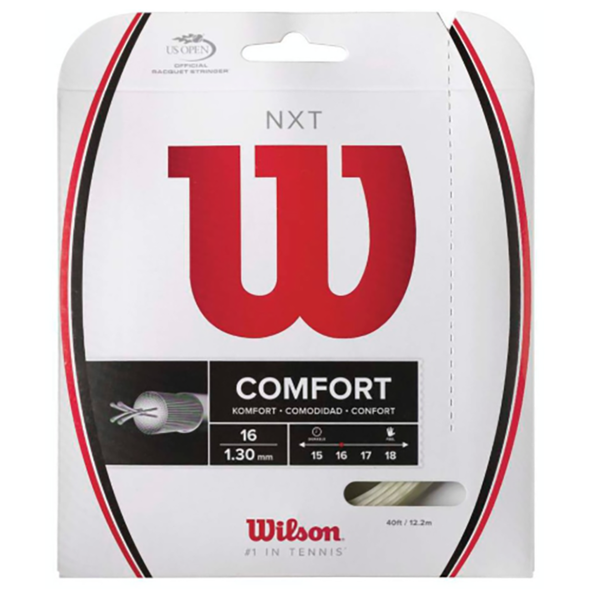 Wilson NXT 16 Gauge String - Black: Shop Wilson Tennis Strings | PGA ...