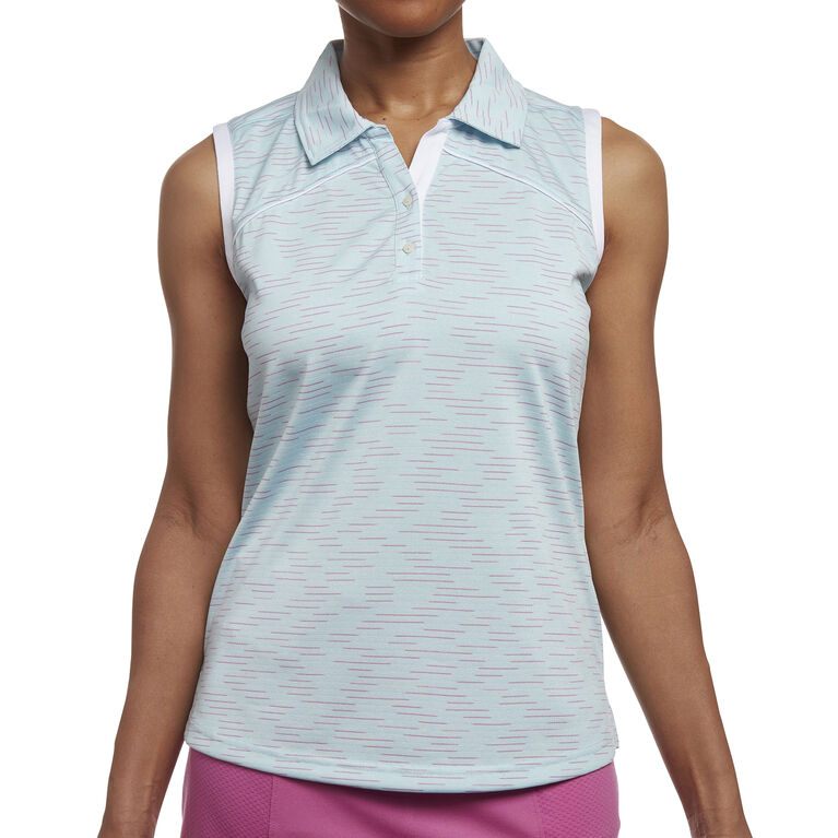 Pebble Beach Spacedye Sleeveless Polo Pga Tour Superstore