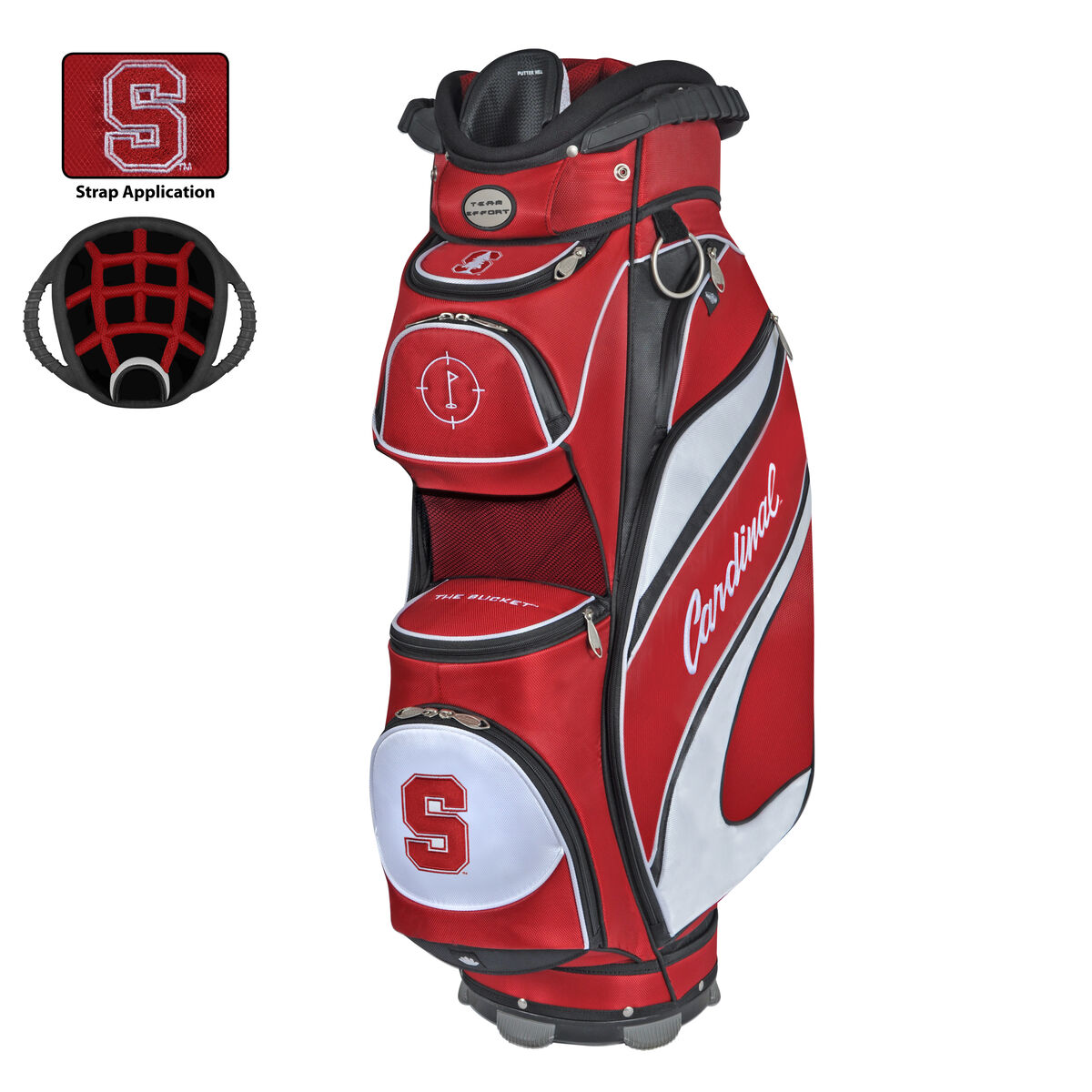 Team Effort Stanford Cardinal Cart Bag Pga Tour Superstore