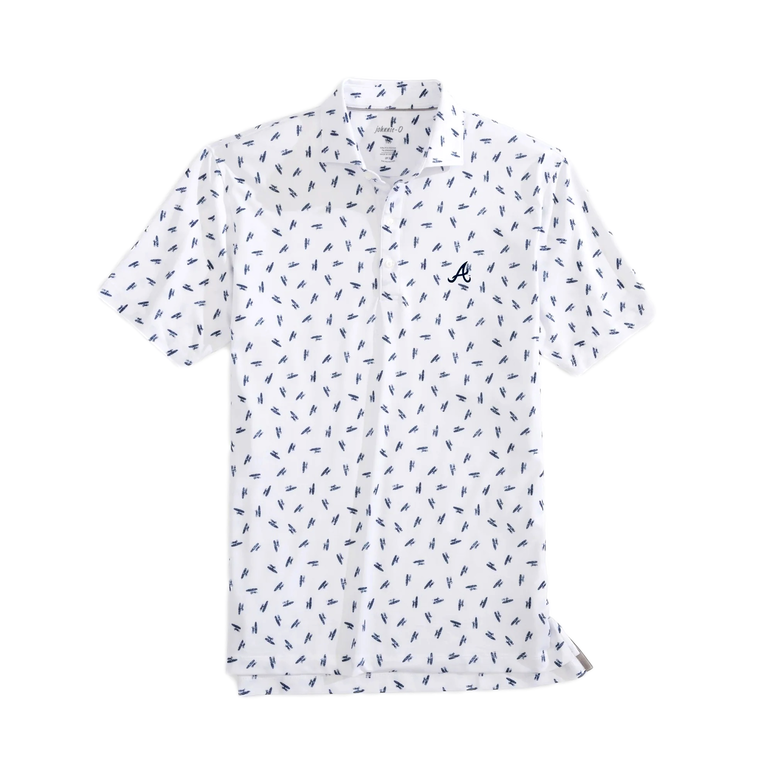 Johnnie O Atlanta Braves Exeter Printed Jersey Performance Polo | PGA ...