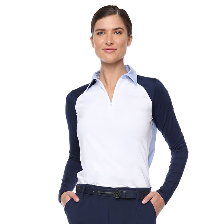 Belyn Key Kali Color Block Quarter Zip Pull Over | PGA TOUR Superstore