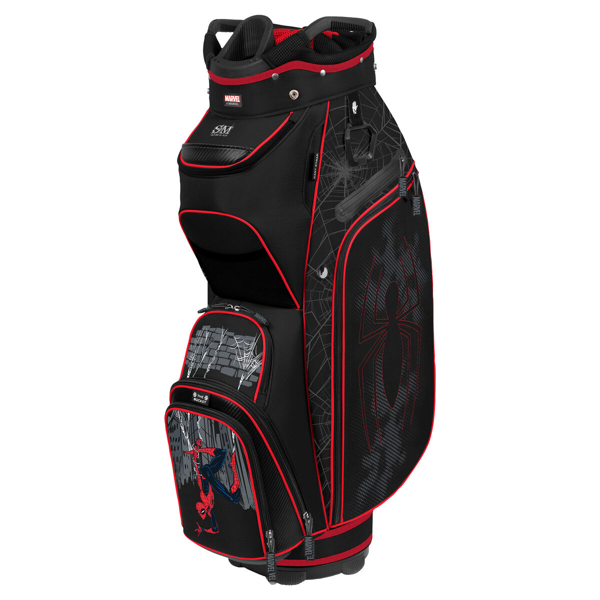 Team Effort Spiderman Bucket Iii Cooler Cart Bag Pga Tour Superstore