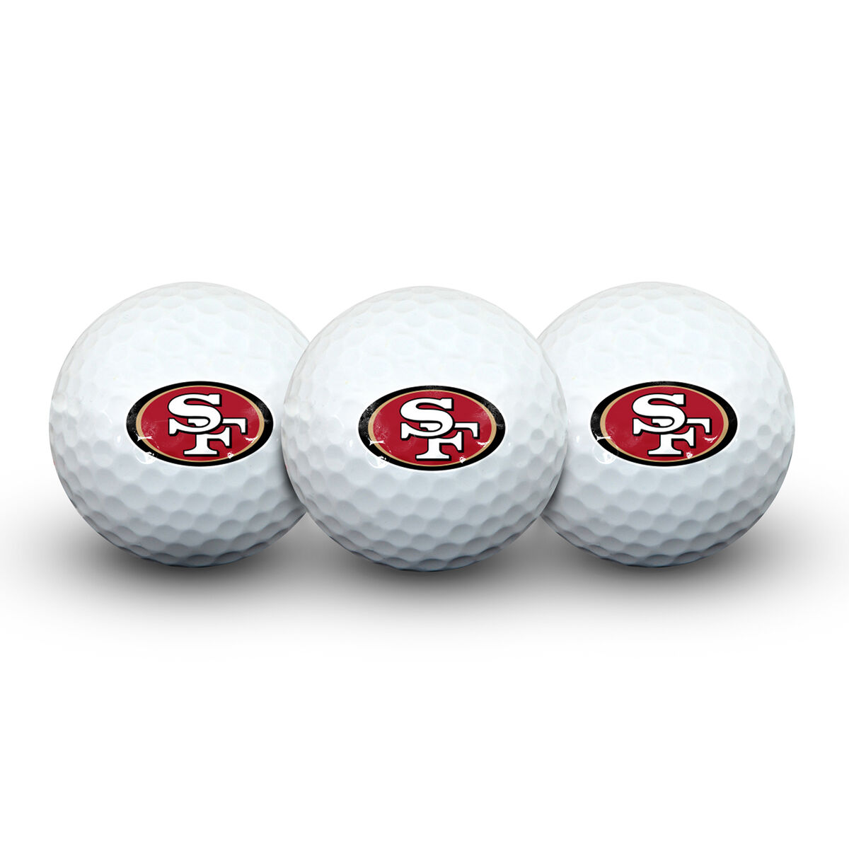 Team Effort San Francisco 49ers Golf Ball 3 Pack | PGA TOUR Superstore