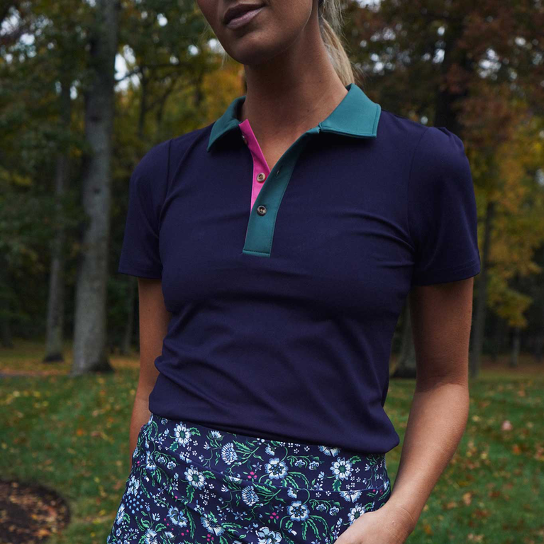 Smith & Quinn Reagan Contrast Placket Short Sleeve Polo | PGA TOUR ...