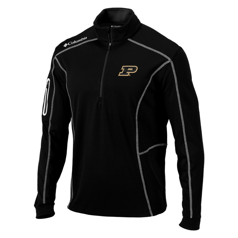 Columbia Purdue Boilermakers Shotgun Quarter Zip Pullover Pga Tour