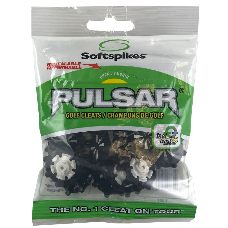 Softspikes Pulsar Golf Cleats (Fast Twist 3.0) - Black/White | PGA TOUR ...