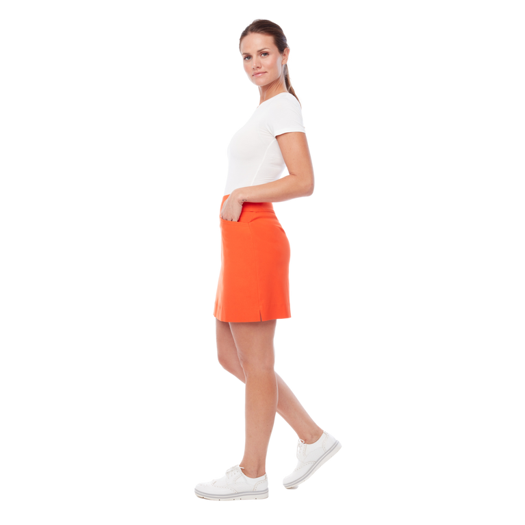 Swing Control Solid 17 Pull On Skort Pga Tour Superstore