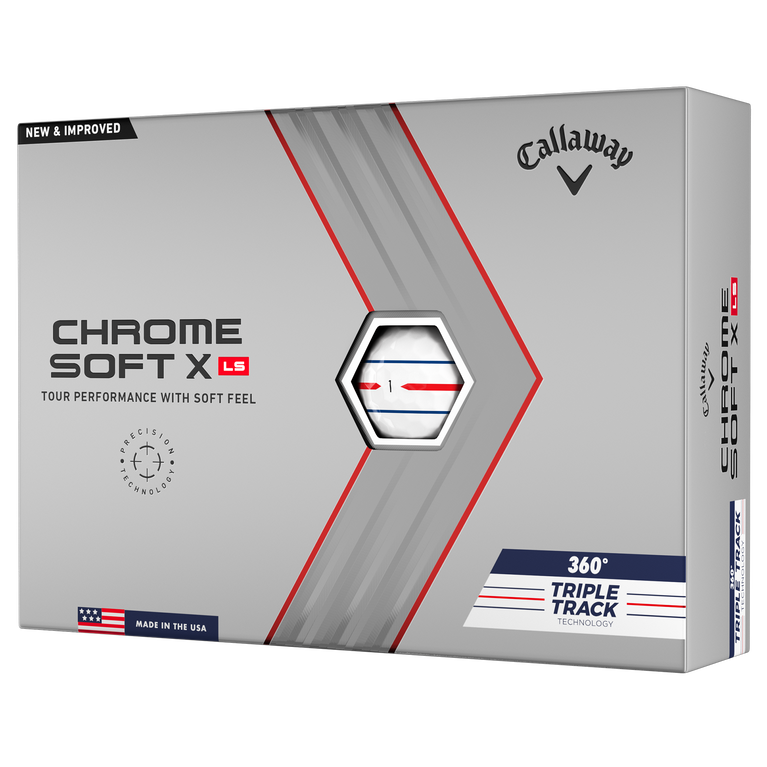 Callaway Chrome Soft X LS 360 Triple Track Golf Balls | PGA TOUR Superstore