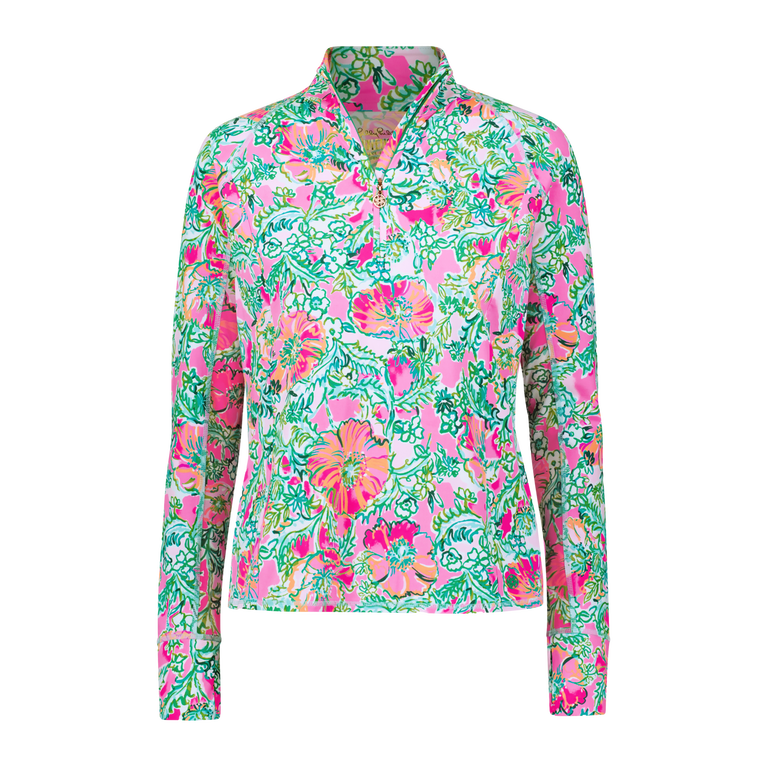Lilly Pulitzer Marion Floral Quarter Zip Pullover | PGA TOUR Superstore