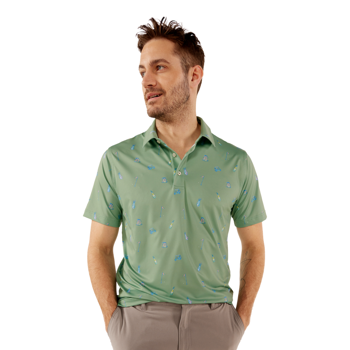 Chubbies The Go For It Performance Polo | PGA TOUR Superstore