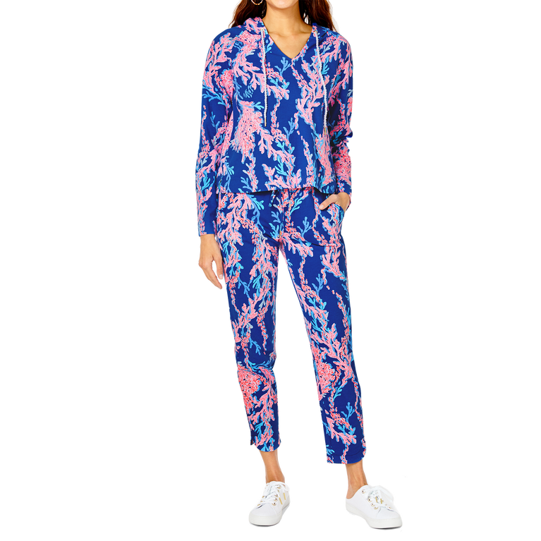 Lilly Pulitzer Kiawah Cropped Hoodie Pga Tour Superstore