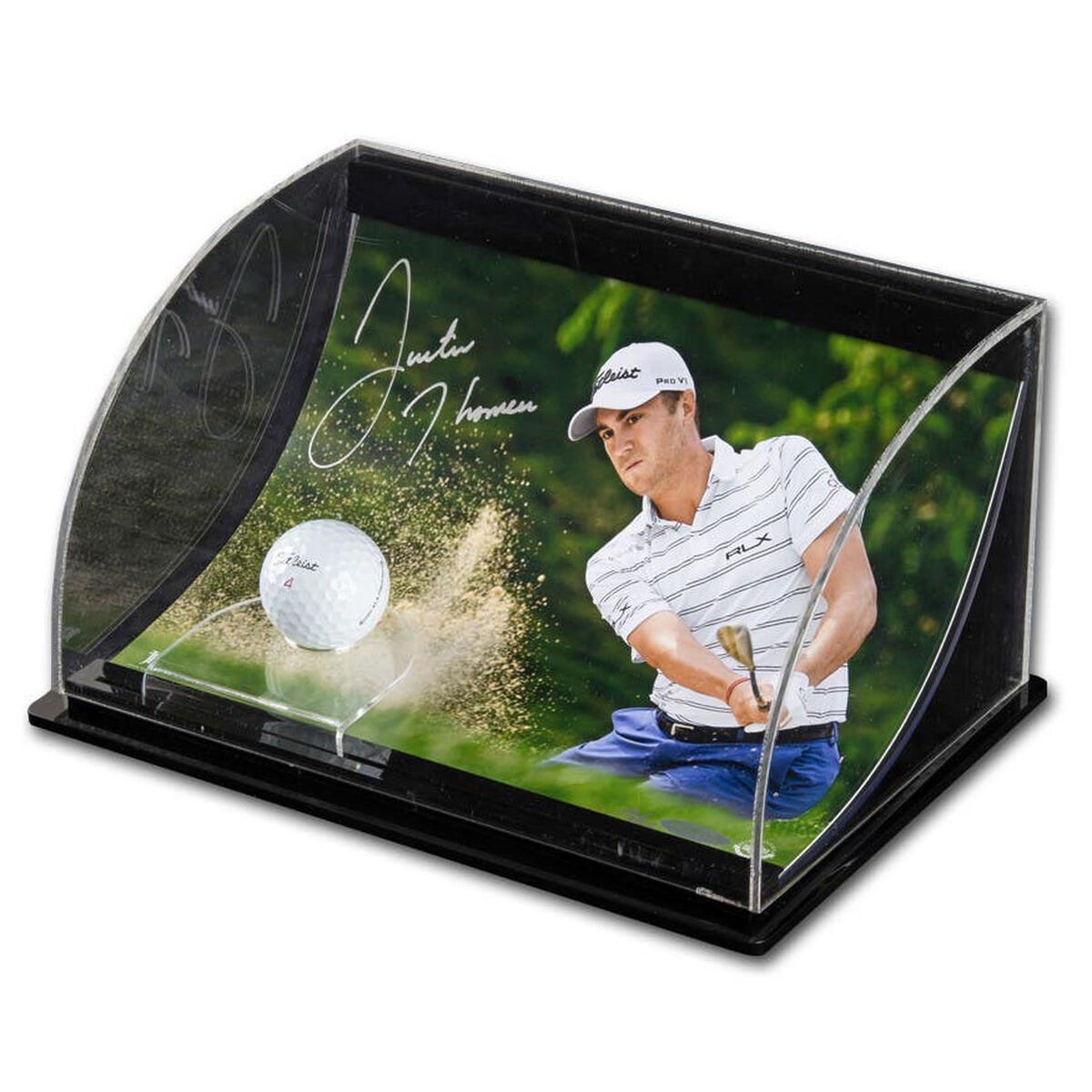 Upper Deck Justin Thomas Autographed “Precision” 10" x 8" with Curve ...