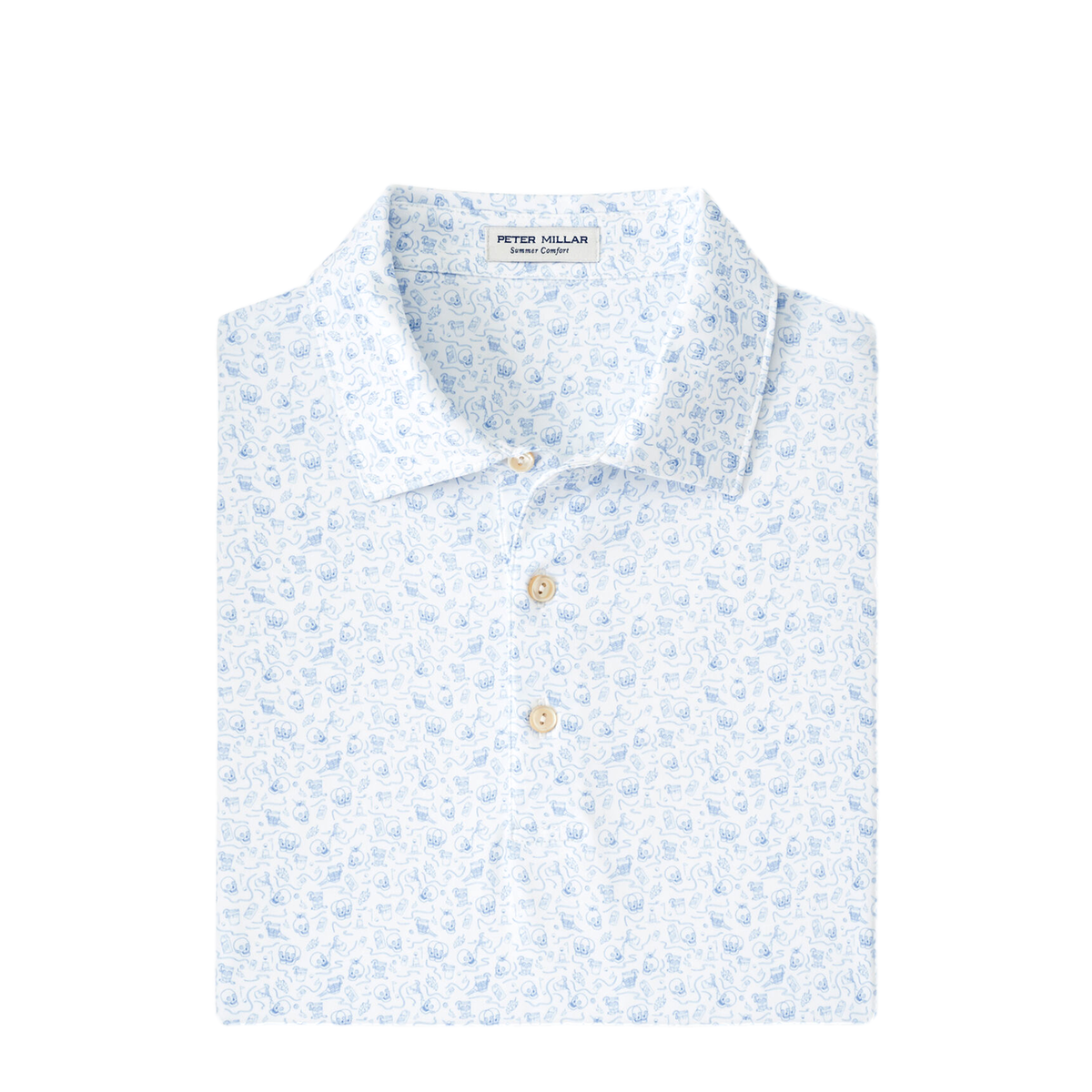 Peter Millar Double Transfused Perf Polo| PGA TOUR Superstore