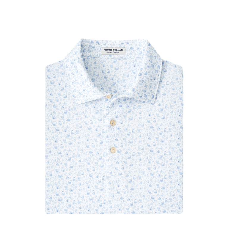 Peter Millar Double Transfused Perf Polo| PGA TOUR Superstore