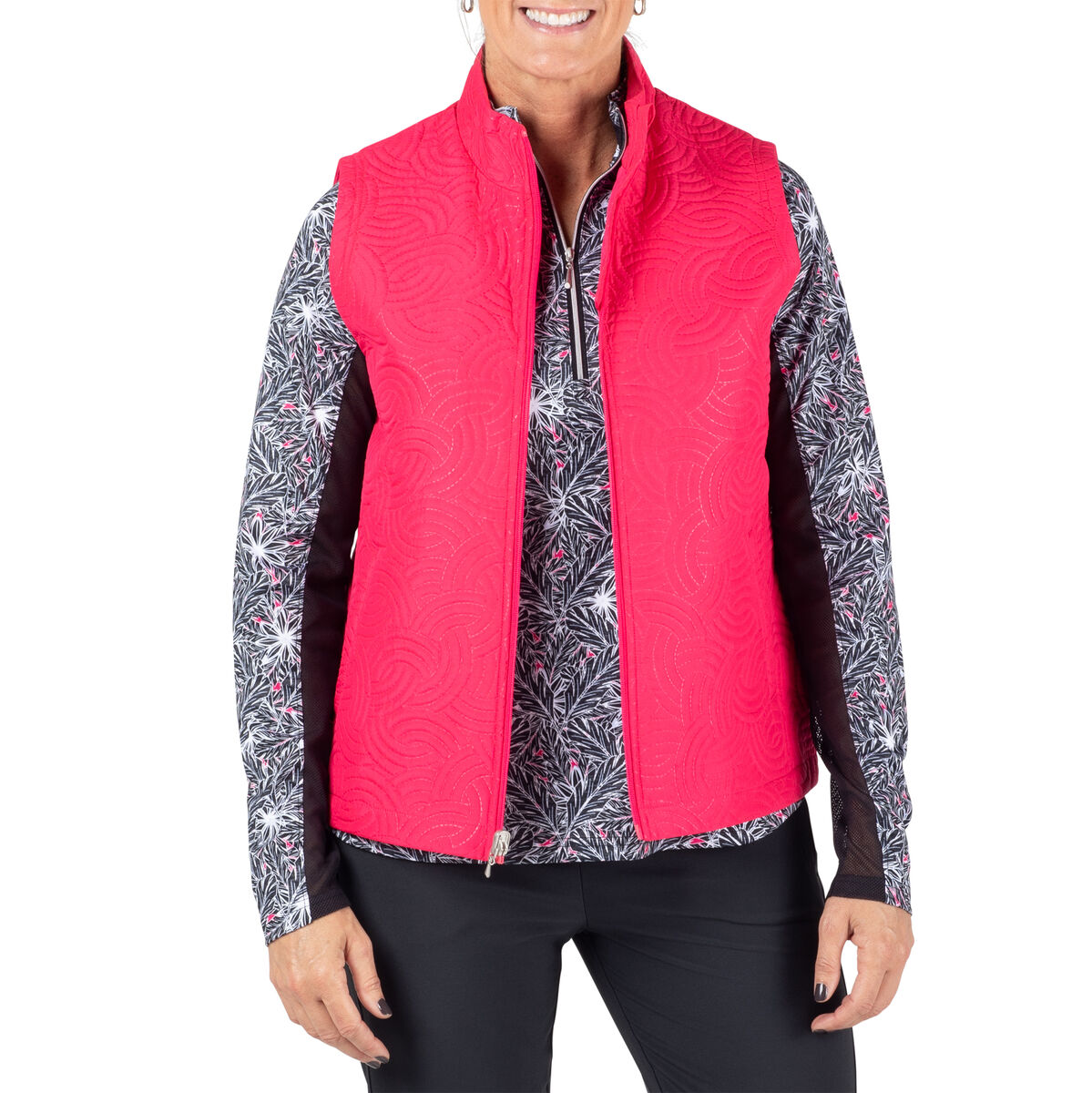 Pebble Beach Quilted LIghtweight Full Zip Vest | PGA TOUR Superstore