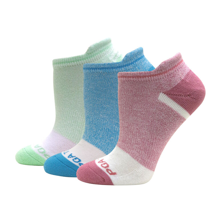 PGA TOUR Women's Colorblock 3-Pack No Show Socks | PGA TOUR Superstore