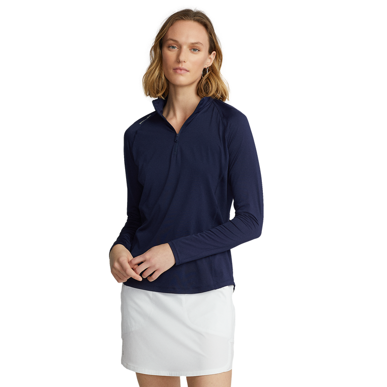 Rlx Golf Breathable Stretch Jersey Quarter Zip Pullover Pga Tour