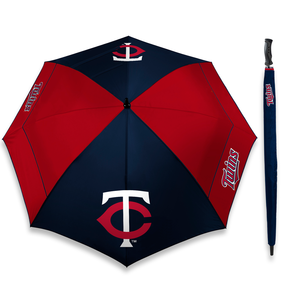 Team Effort Minnesota Twins 62" WindSheer Lite Umbrella | PGA TOUR Superstore