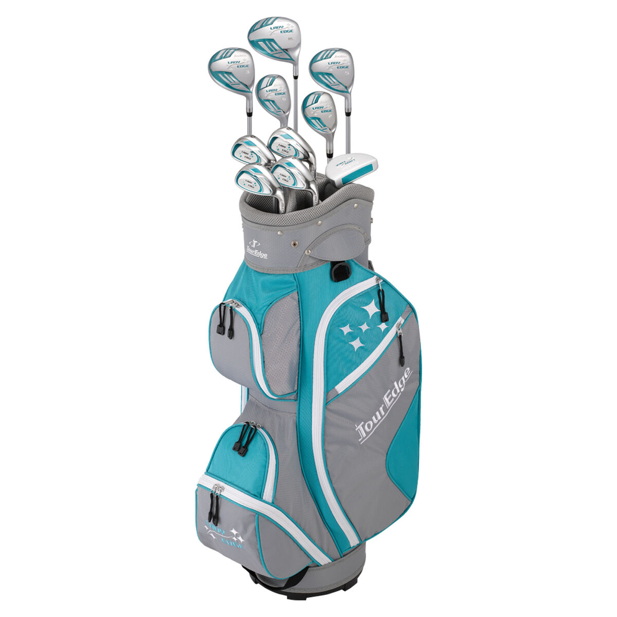 Tour Edge Lady Edge Women's Full Complete Set - Turquoise/White | PGA ...