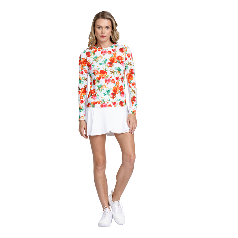 Tail Apollo Long Sleeve Floral Quarter Zip Pull Over Pga Tour Superstore