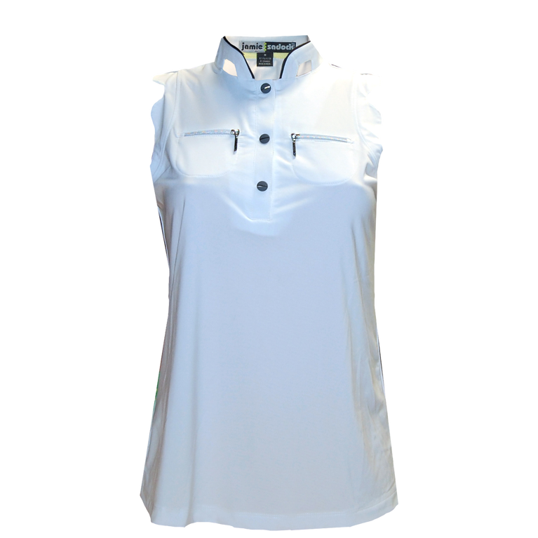 Jamie Sadock Scalloped Edge Sleeveless Top Pga Tour Superstore